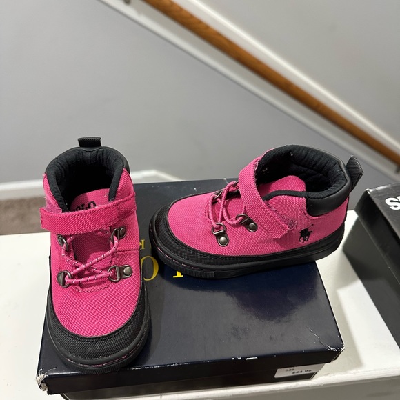 Polo Ralph Lauren | Shoes | Ralph Lauren Preppy Pink Logan Hikers ...